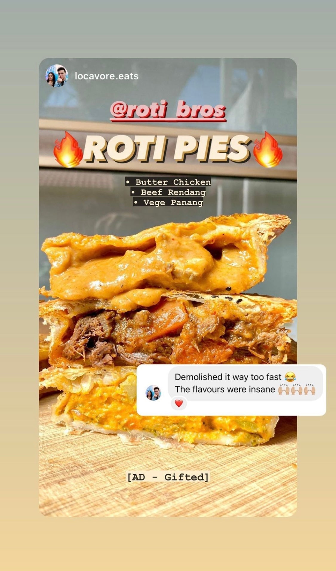 Beef Roti Pie - 2 Pack – Roti Bros
